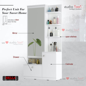 Bella Dresser Unit / Dressing Table with Mirror – StudioKook