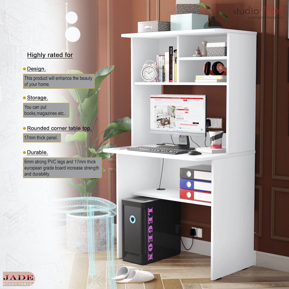 Jade Study Table | Computer Table – StudioKook