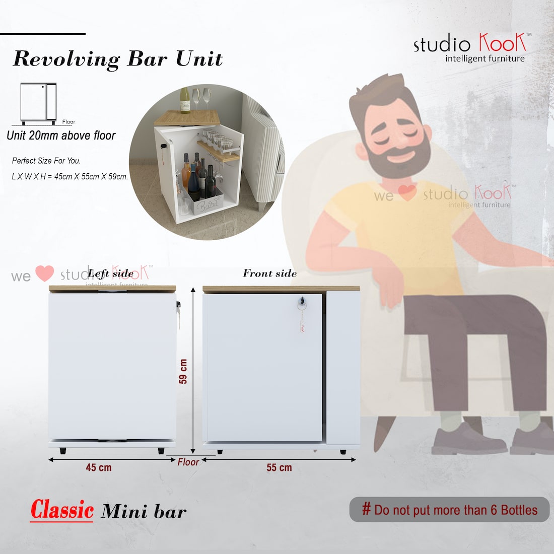 Classic Minibar Cabinet – StudioKook