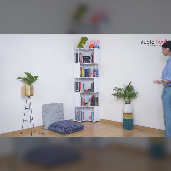 Buy Corner Bookshelf Online | Bookcase – StudioKook